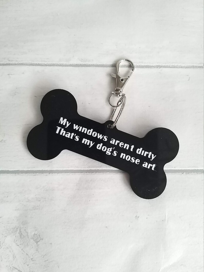 Funny Dog Bone Key Ring Pet Lover Key Chain Token Gift Stocking Filler ...