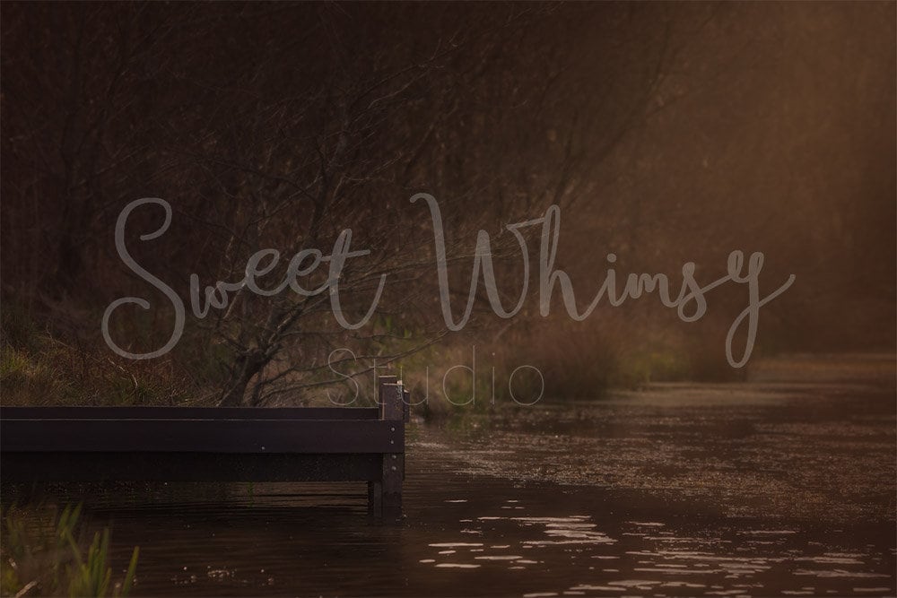 Lakeside Backdrop Digital Backdrops Photoshop Digital | Etsy