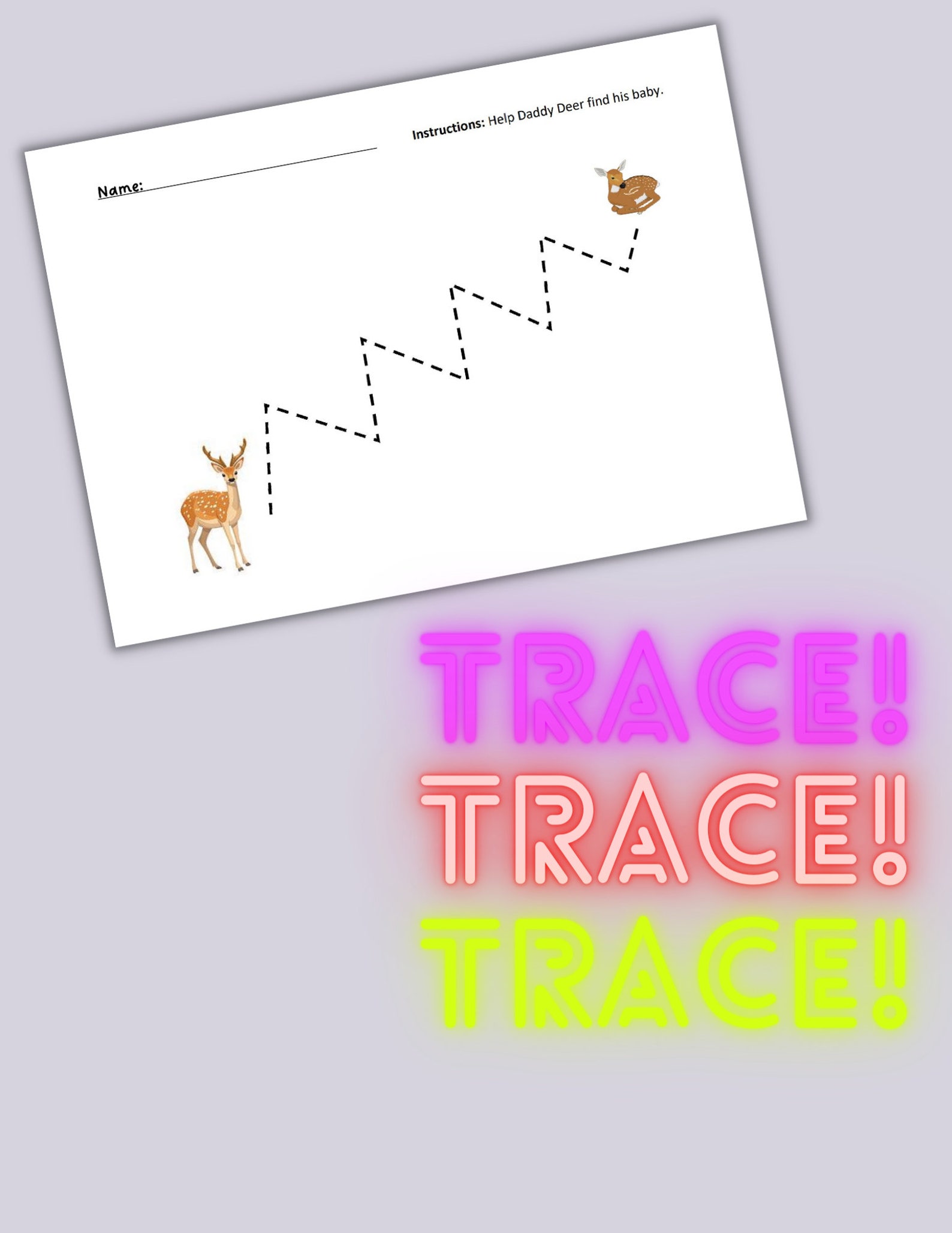 Printable Tracing Practice Sheets | Line Tracing | Pre-writing Practice ...