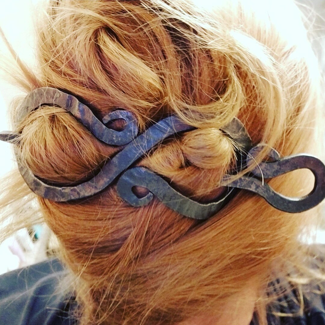 Blacksmith Hair Pin , Celtic Style - Etsy