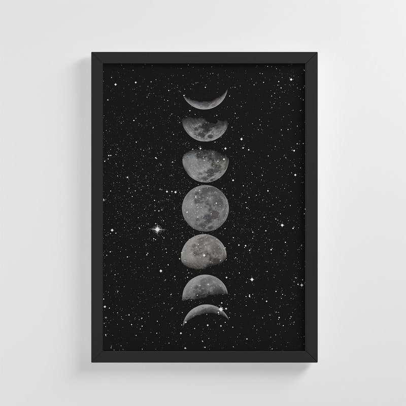 Moon Poster - Etsy