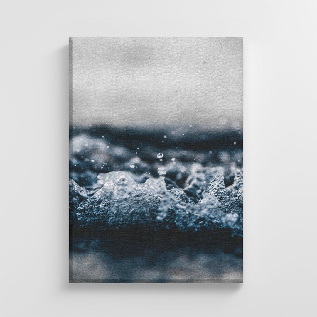 Sparkling Water Photo Large Canvas Nature Art Print Stylish Home ...