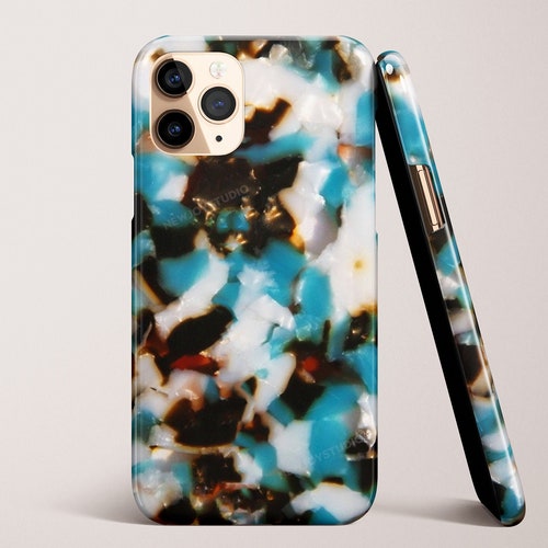 Tortoise Shell Vintage Turquoise Pattern Case Iphone 11 Pro | Etsy