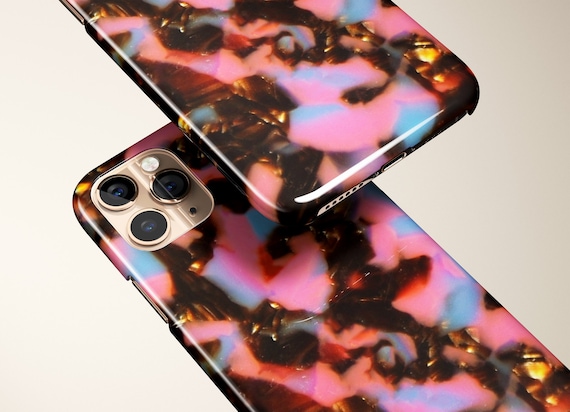 Pink Tortoise Shell Vintage Pattern Case iPhone 11 Pro Max | Etsy