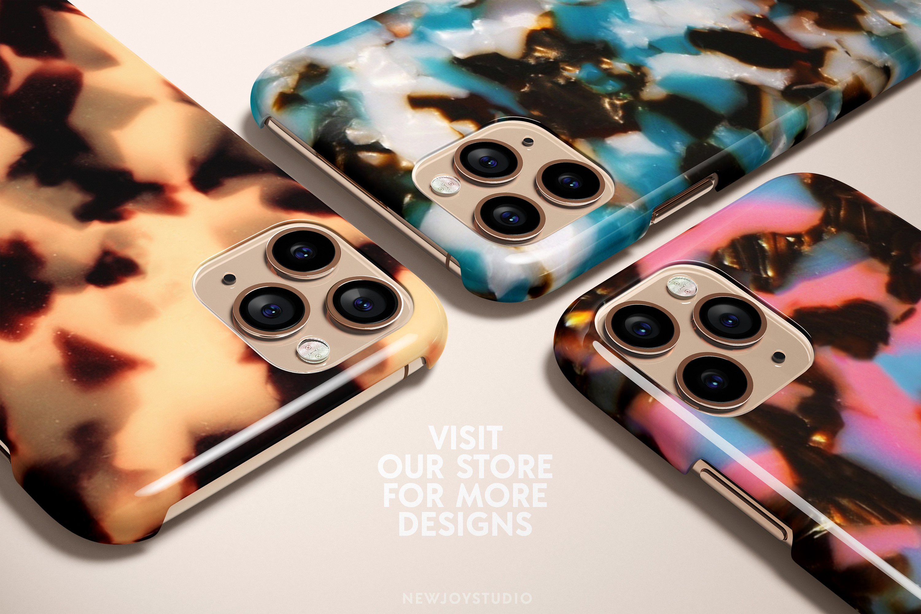 Pink Tortoise Shell Vintage Pattern Case iPhone 15 Pro Max Case iPhone ...