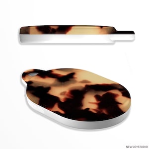 Cute Tortoise Pattern Apple AirTag Case With Carabiner Keychain, Classy ...