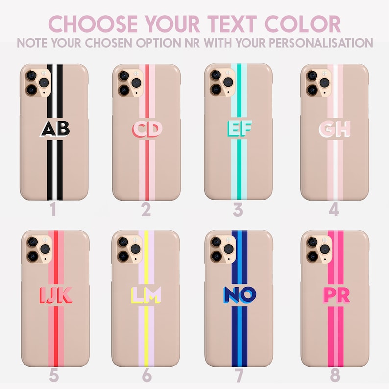 Personalized Monogram Iphone Case Custom Initial Iphone 11 - Etsy