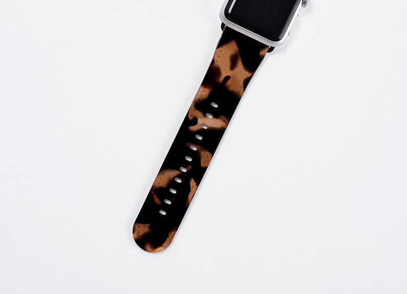 Tortoise Pattern Apple Watch Strap Brown Animal Spots Band - Etsy