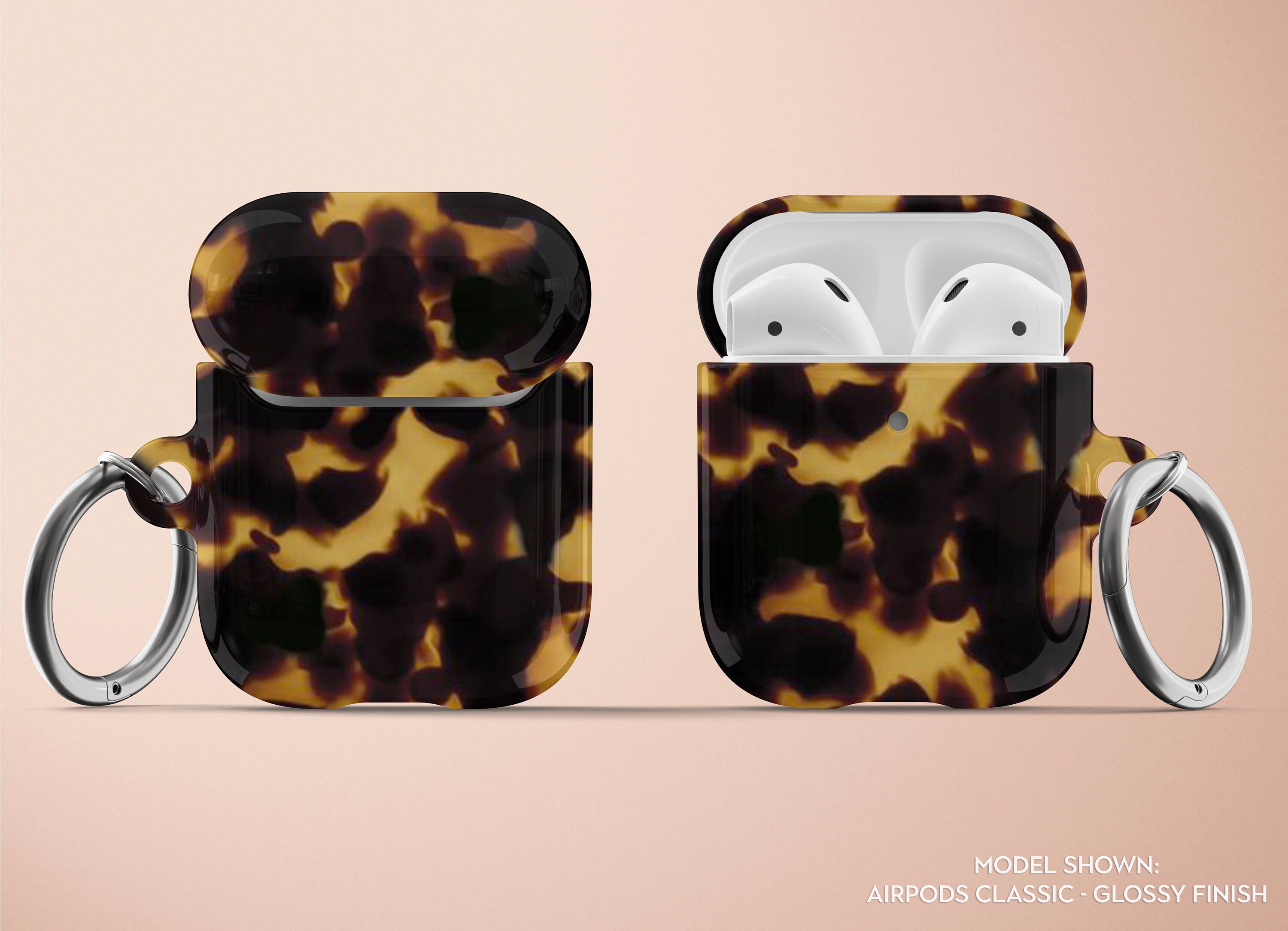 Tortoise Pattern Apple Air Pods Case Hard Plastic Animal | Etsy