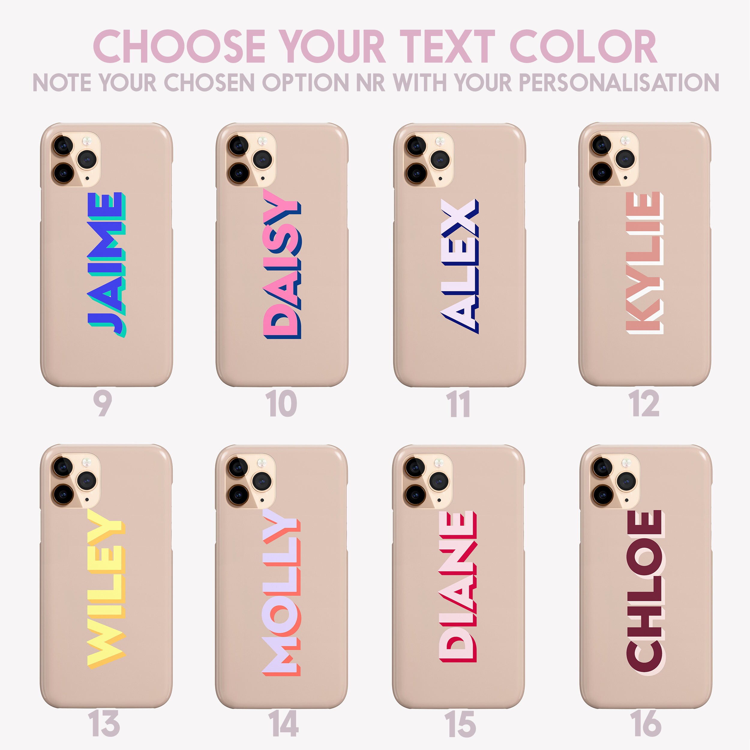 Personalized Name iPhone Case, Custom Text Monogram - Etsy
