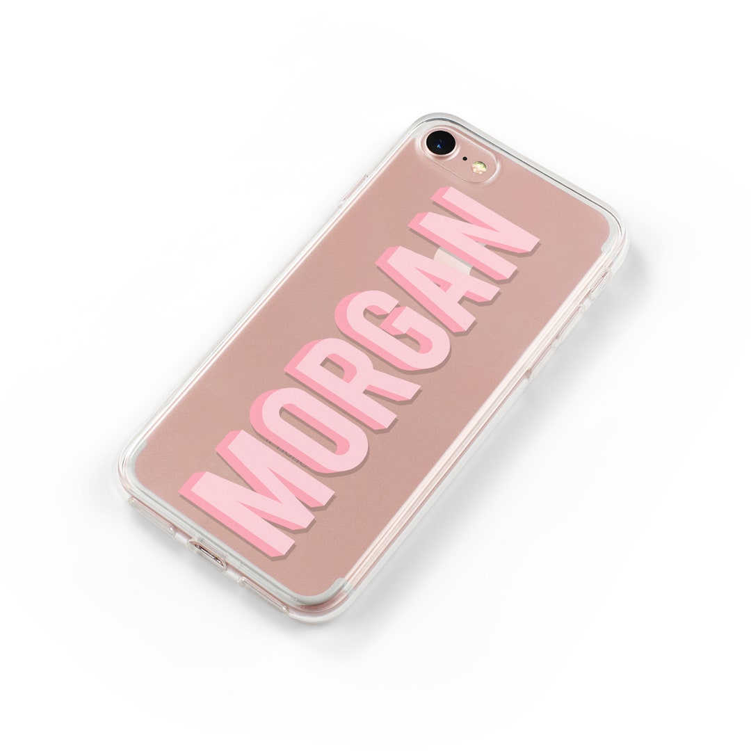 Custom Name iPhone Case | Design Your Own Monogram | Transparent ...