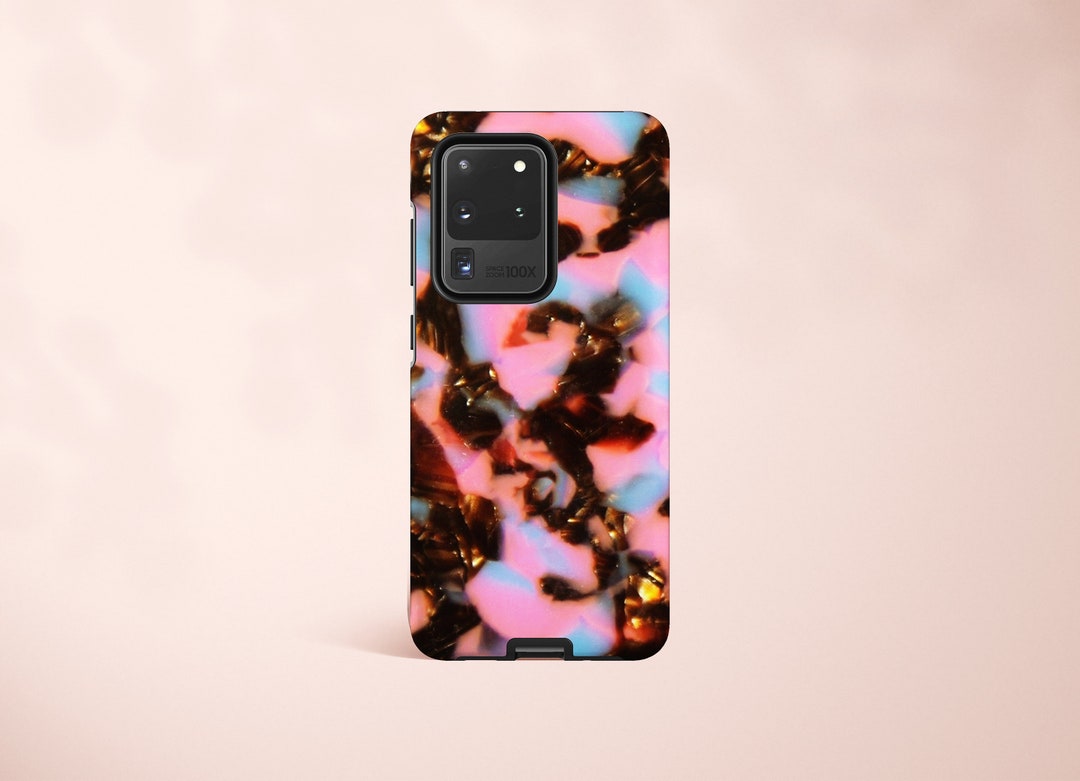 Pink Tortoise Shell Vintage Pattern Case Case S20 Plus, S10 Plus, Note ...
