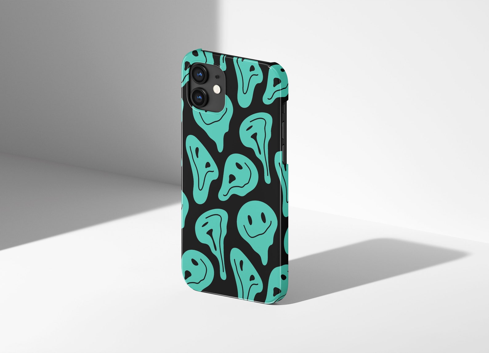 Smiley Face Iphone Case Trippy Aesthetic Melting Phone Case - Etsy
