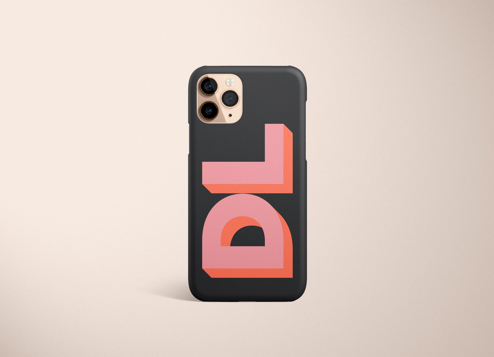 Custom Large Initial Iphone Case Personalized Monogram Iphone | Etsy