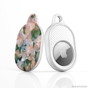 Cute Tortoise Pattern Apple AirTag Case With Carabiner Keychain, Classy ...