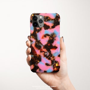 Pink Tortoise Shell Vintage Pattern Case iPhone 15 Pro Max Case iPhone ...