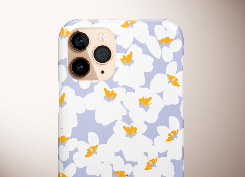 Periwinkle Abstract Daisy Phone Case Cute Iphone 12 Pro Case - Etsy UK