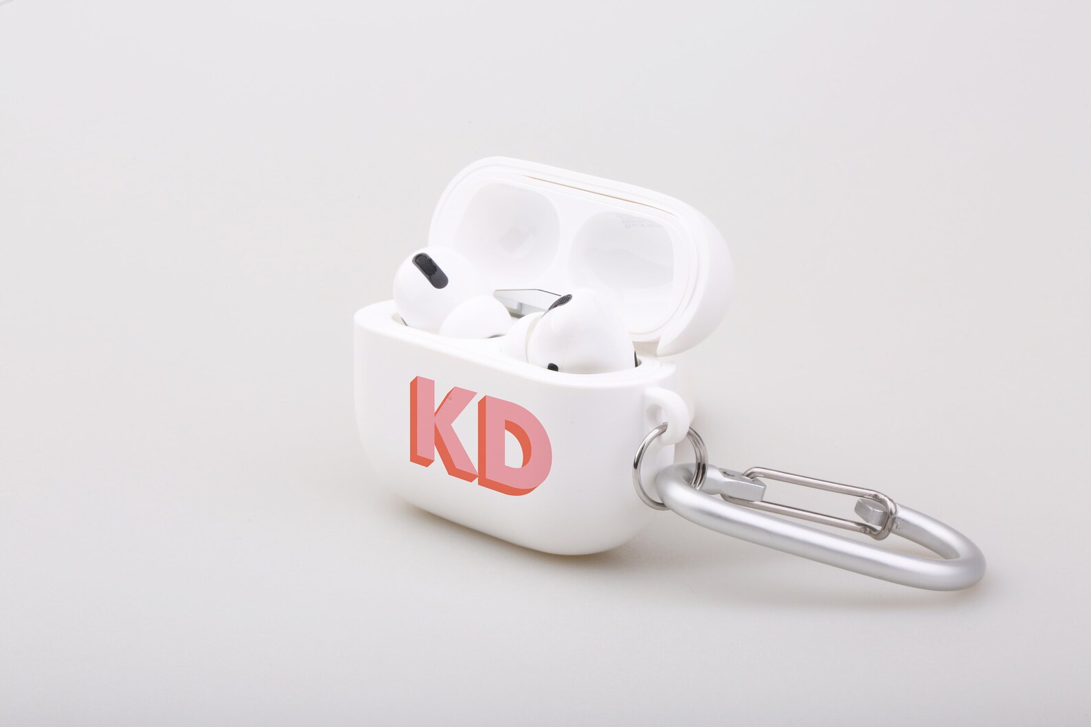 Personalised Apple Air Pods Case, Monogram Dropshadow Initial ...