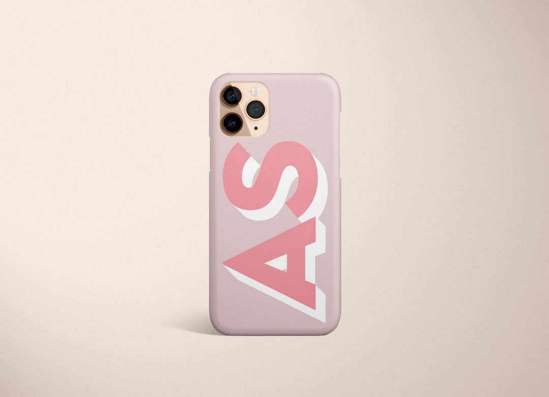 Custom Large Initial iPhone Case Personalized Monogram iPhone 11 Case ...
