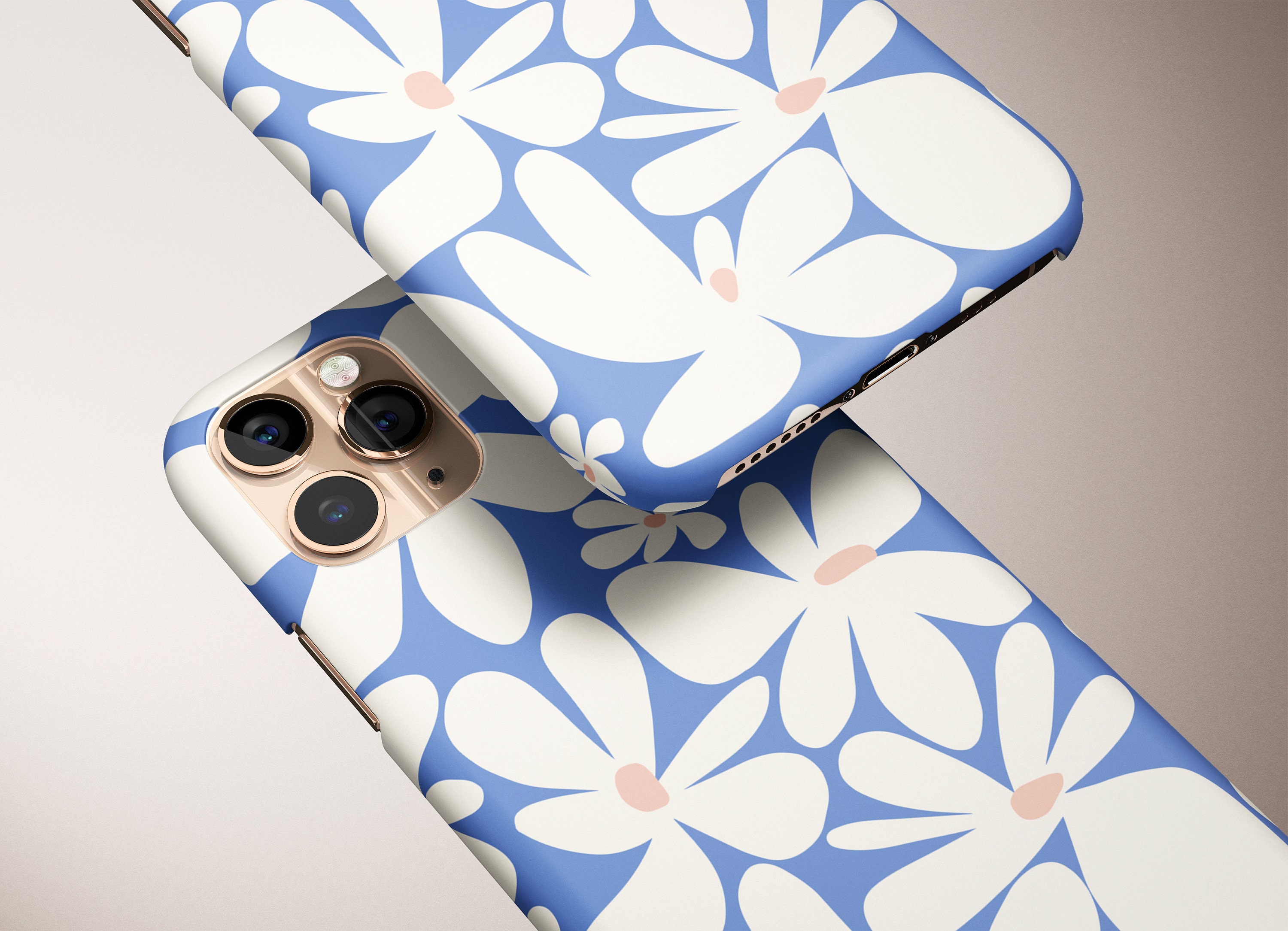 Melting Daisy iPhone Case, Modern Abstract Flower Phone Cover, iPhone X ...