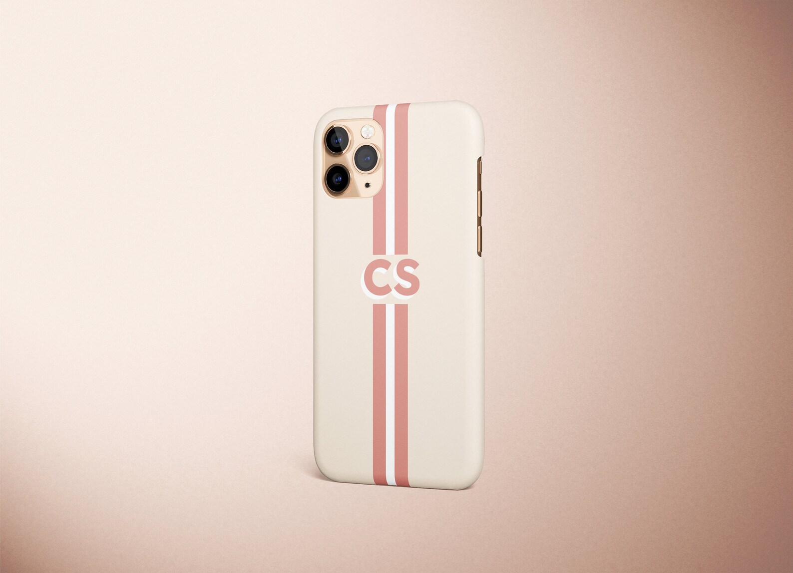 Monogram Iphone Case Personalized Stripe Iphone 12 Case Custom - Etsy