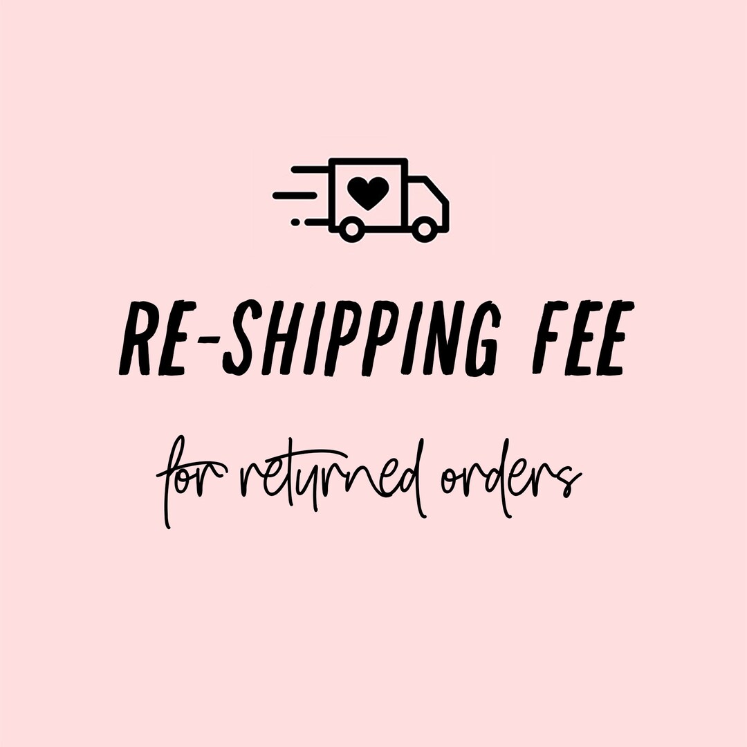 RESHIPPING FEE - Etsy