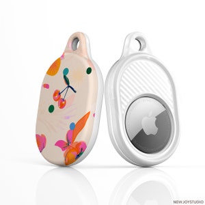 Aesthetic Apple AirTag Case With Carabiner Keychain, Designer Travel ...
