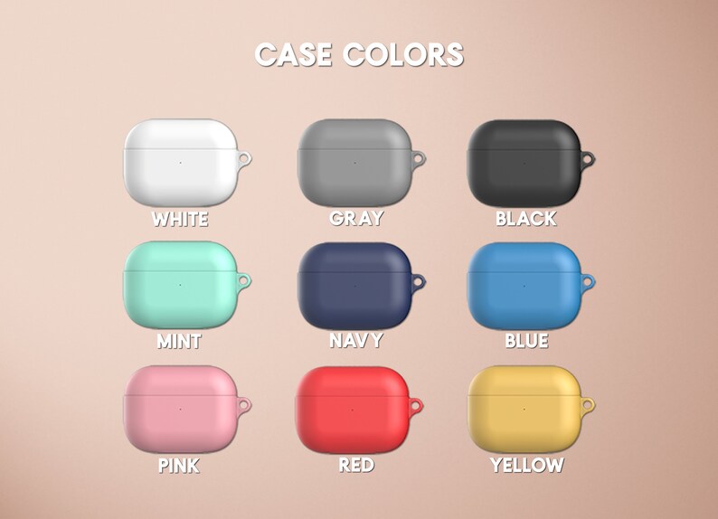 Personalised Apple Air Pods Case, Monogram Dropshadow Initial ...