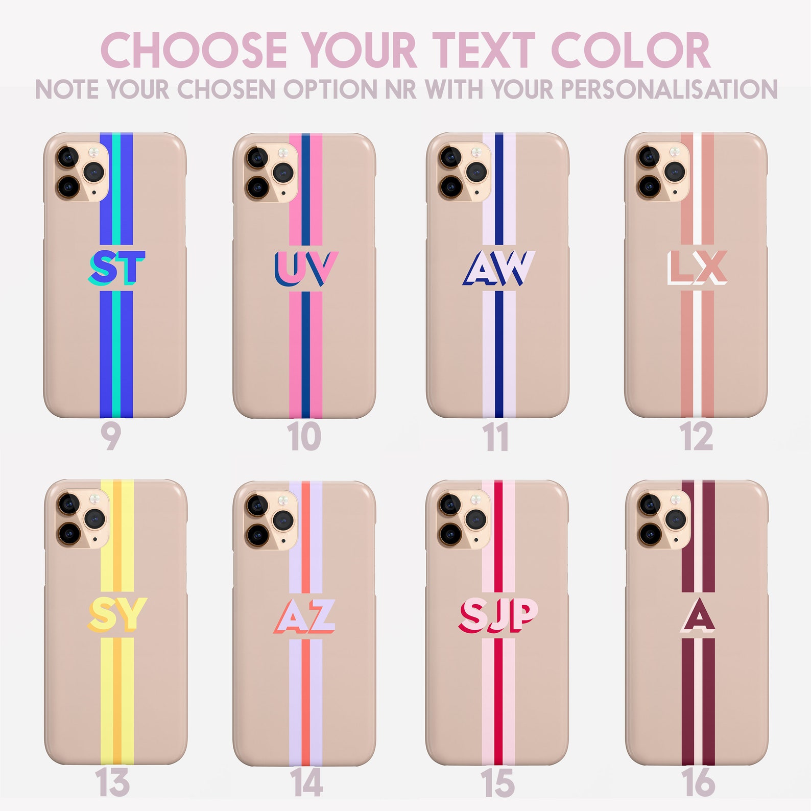 Custom Initial iPhone Case Personalized Monogram iPhone 11 Case Your ...