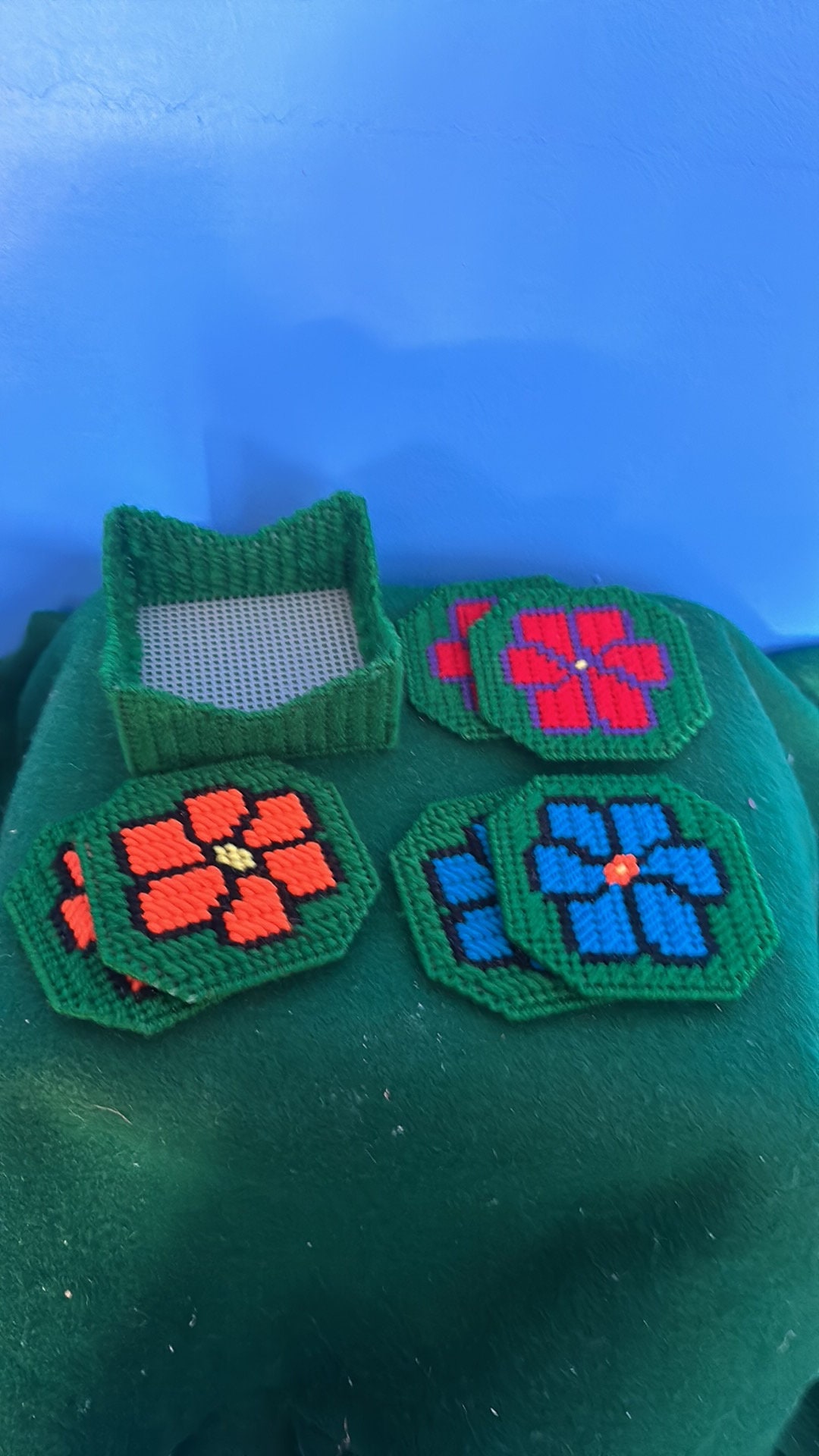 Drink Coaster Set Spring Flowers Colorful Flowers Set of 6 - Etsy