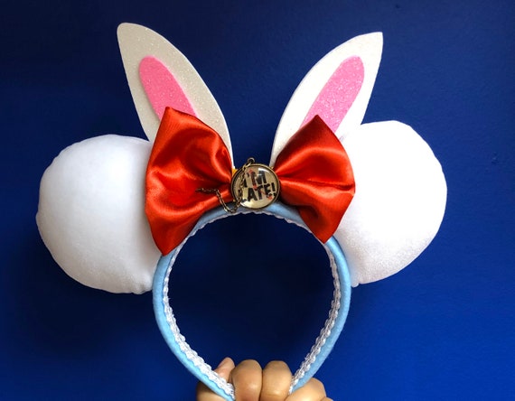 Alice in Wonderland Rabbit Inspired Mouse Ears. | Etsy