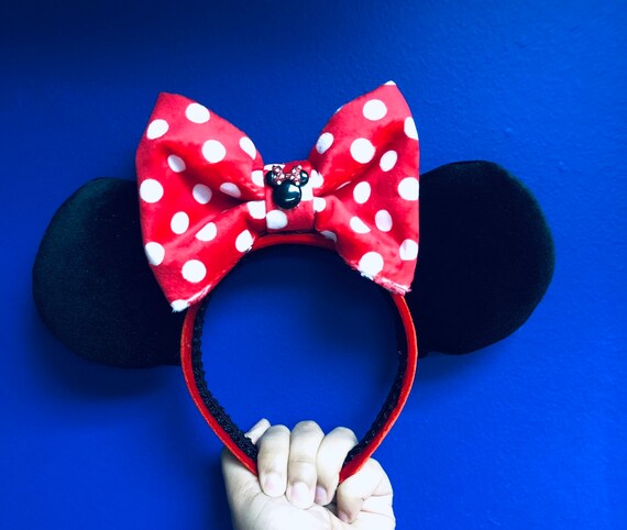 Minnie Mouse Inspired Mouse Ears | Etsy