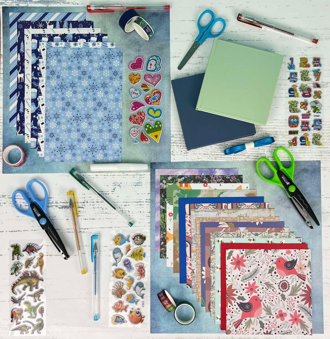 Scrapbooking Kit for Kids - Etsy