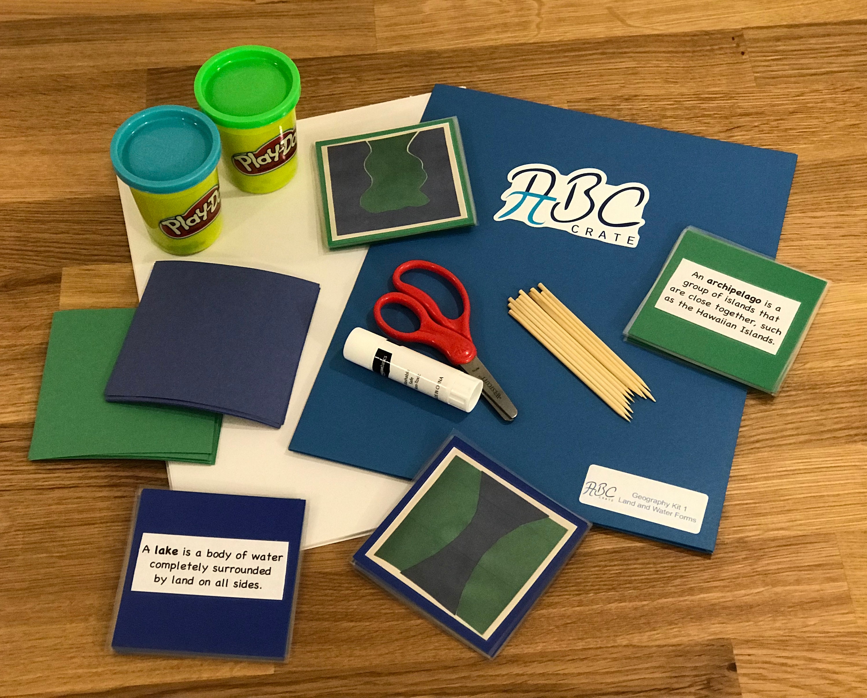 Geography Kit 1: Land and Water Forms - Etsy