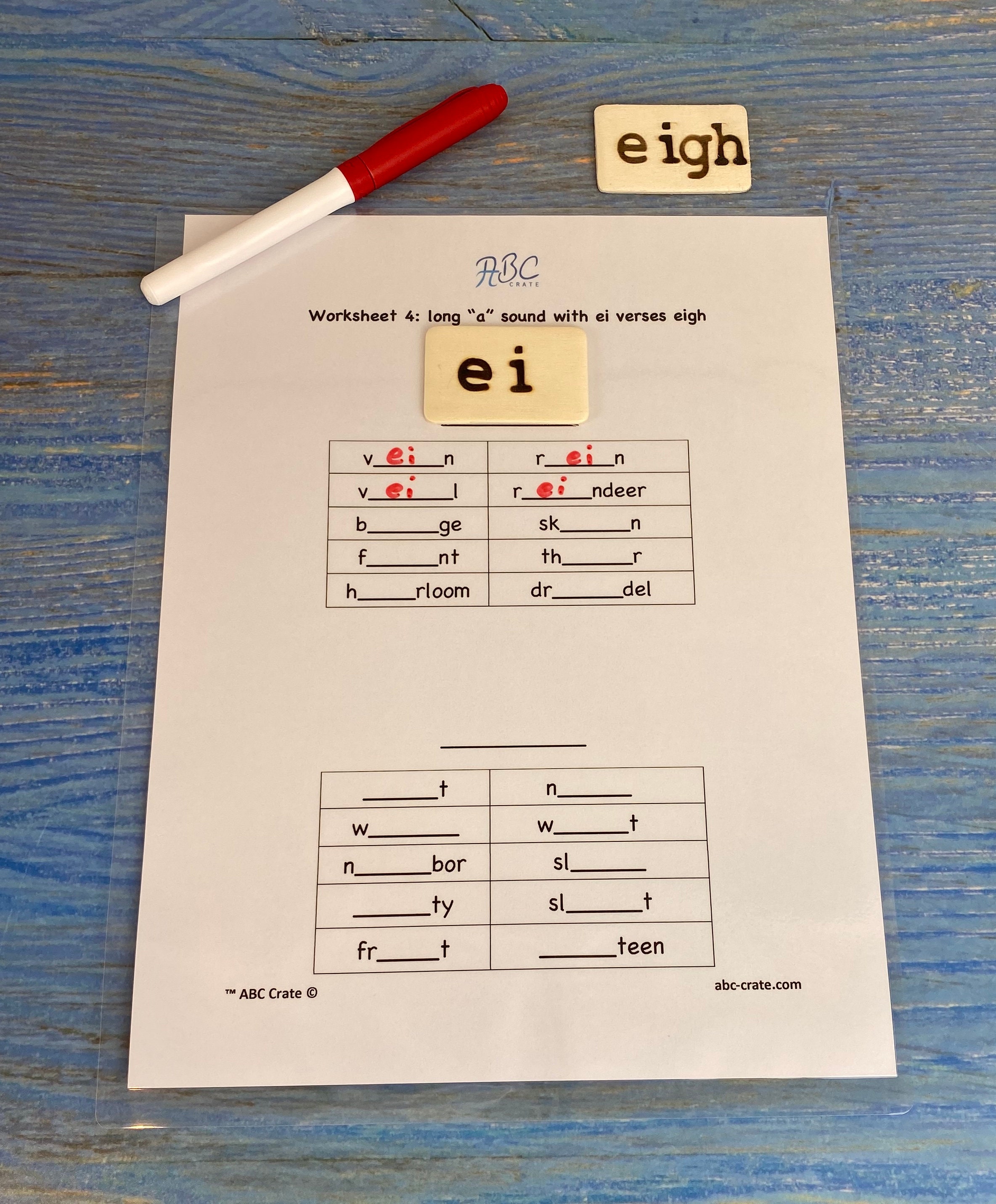 Phonograms Kit 1: “a” Sounds- A, Ae, Ey, Ay, a With Silent E, Ei, Eigh ...