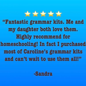 Grammar Set 3 Kit: Pronouns, Conjunctions, and Interjections - Etsy