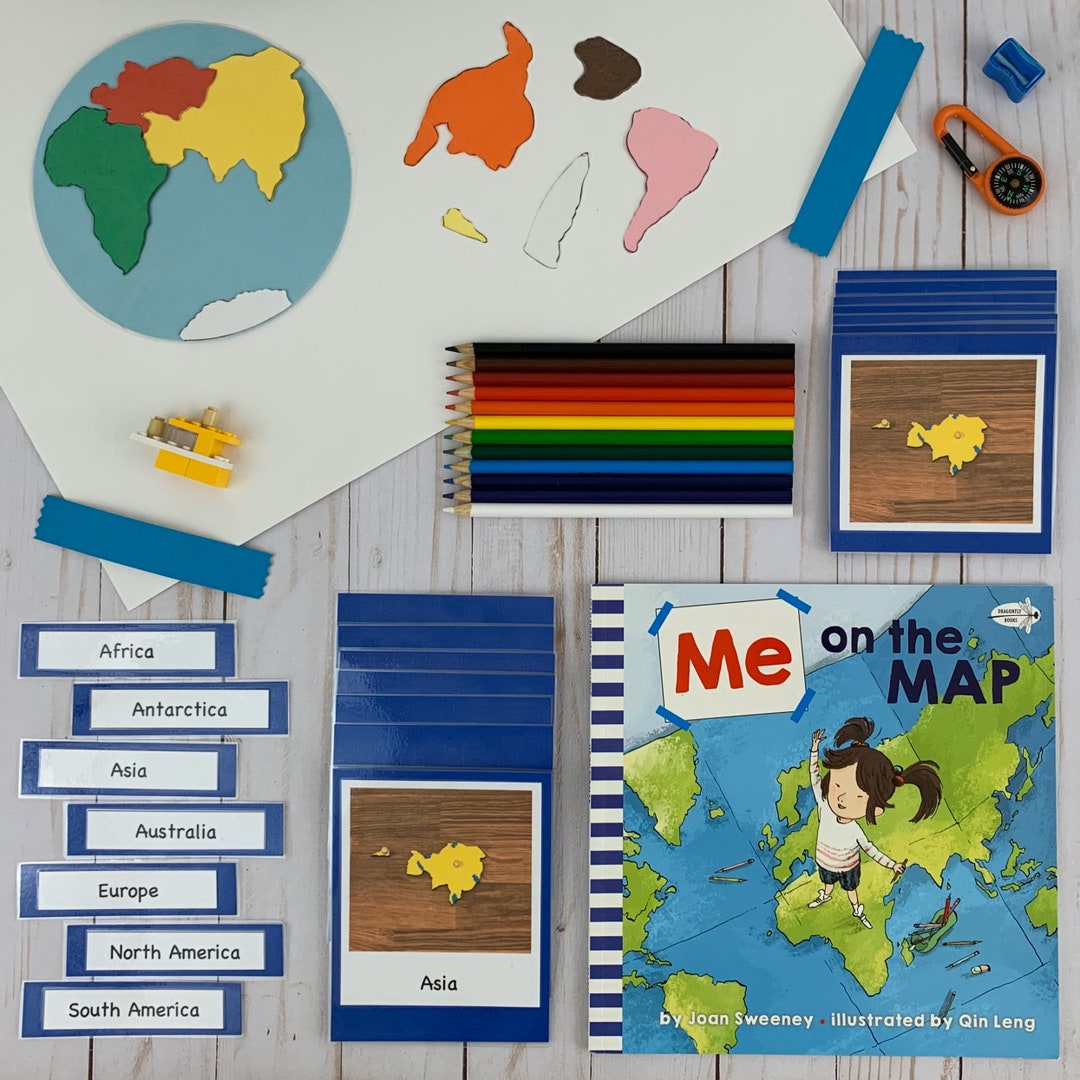 Geography Kit 2: Our Continents and Mapping Skills - Etsy