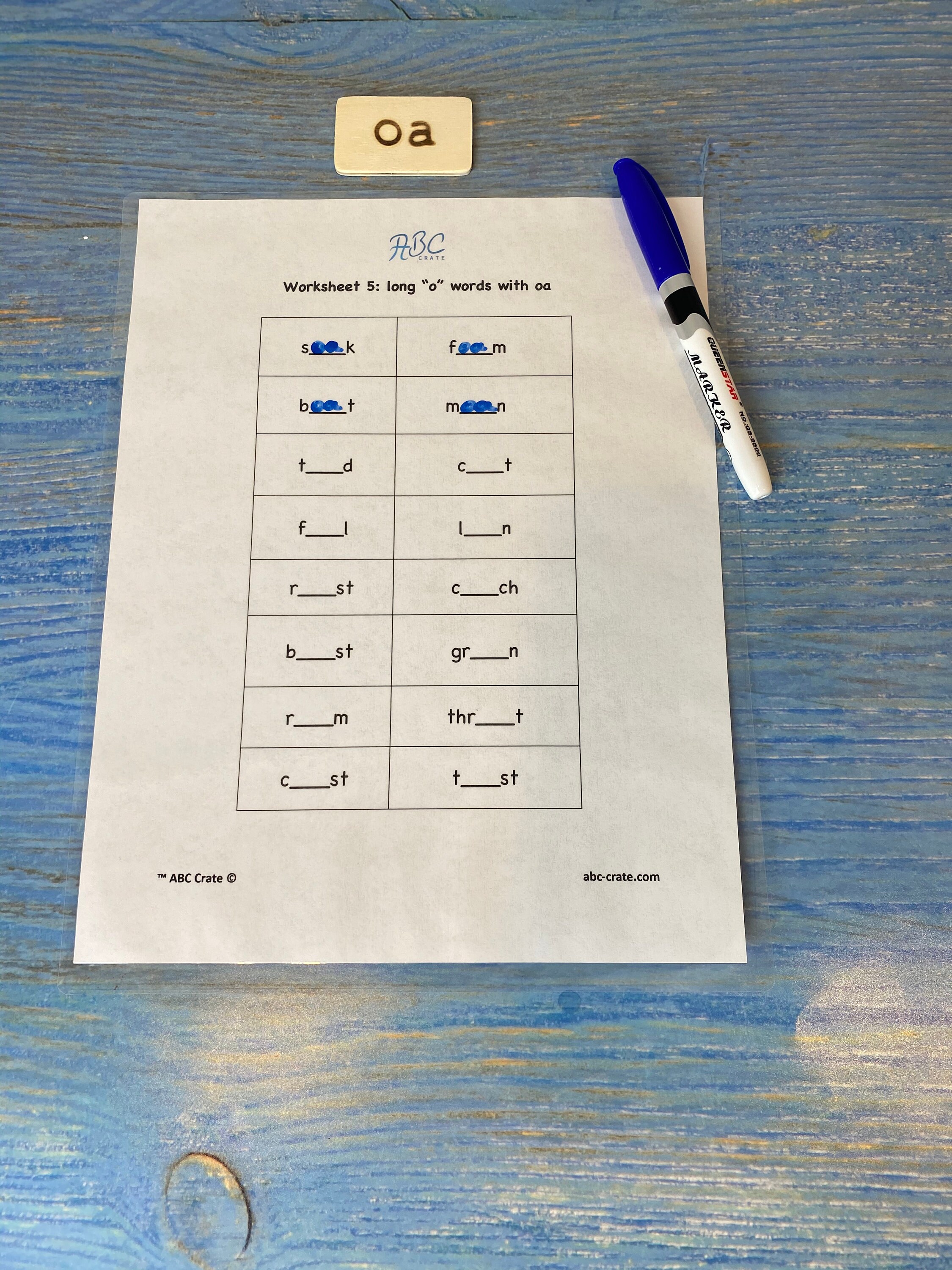 Phonograms Kit 2: o Sounds Ow Oe Oa Long o and O With - Etsy