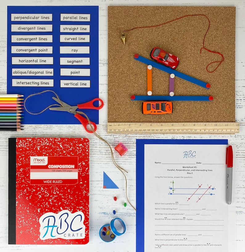 All About Lines Geometry Kit - Etsy