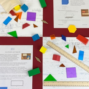 Perimeter, Area, and Volume Kit - Etsy