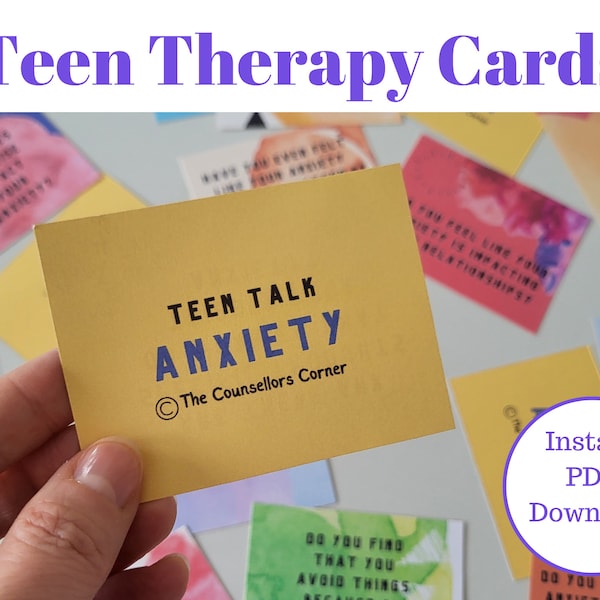 Therapy Flash Cards - Etsy