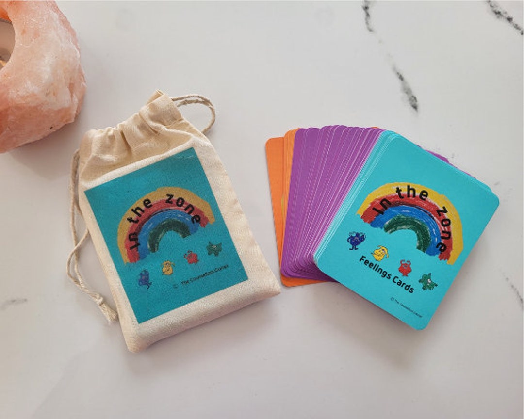 In the Zone Card Game Counselling Cards Emotions Therapist Resource ...