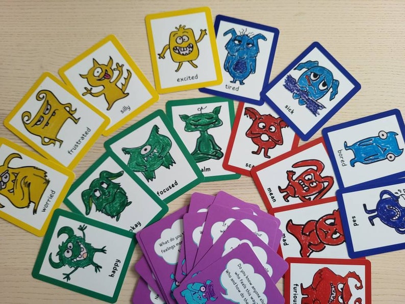 In the Zone Card Game Counselling Cards Emotions Therapist - Etsy