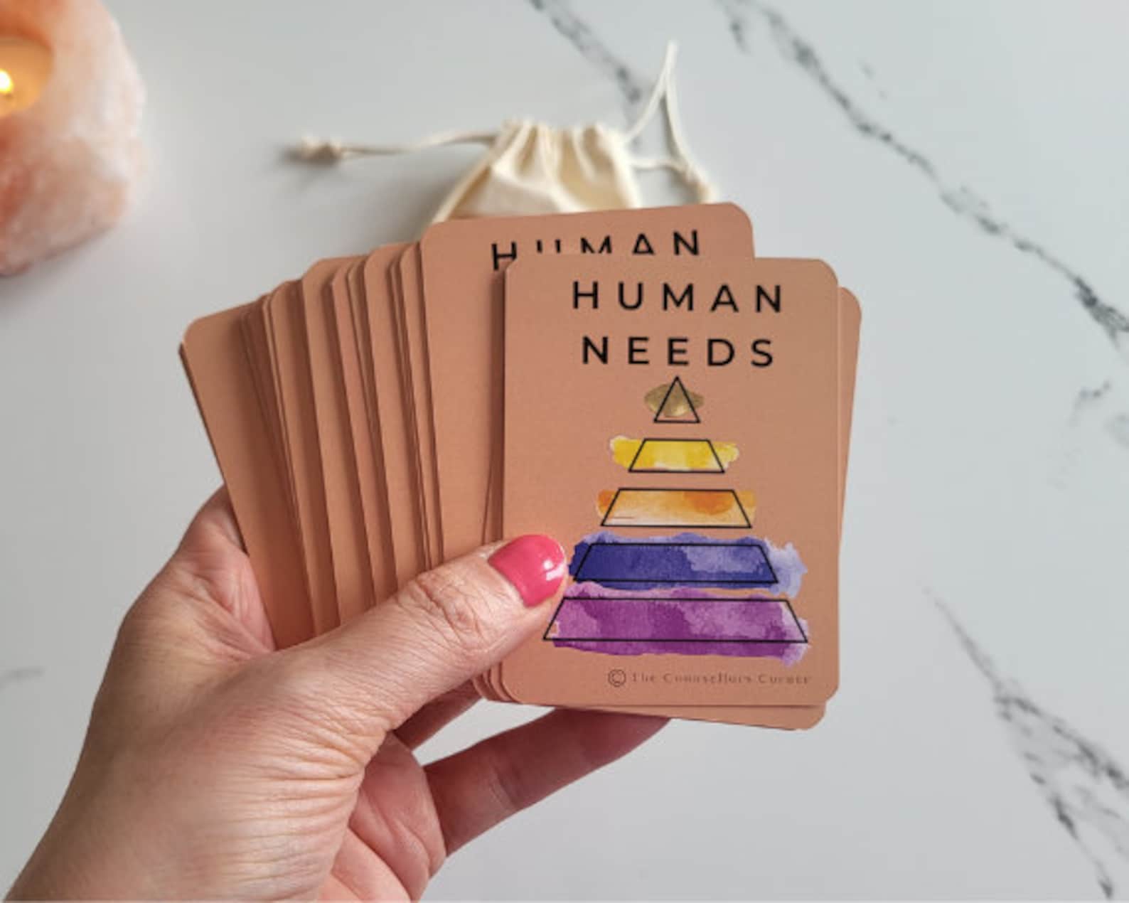 Human Needs Card Deck/ Therapy Cards/ Maslow's Hierarchy - Etsy