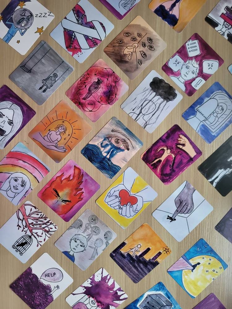 32 Adolescent Emotion Cards Teen Therapy Card Deck Emotions - Etsy