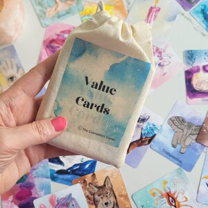 Value Cards Deck, Core Values Illustration Cards, Counselling Resource ...