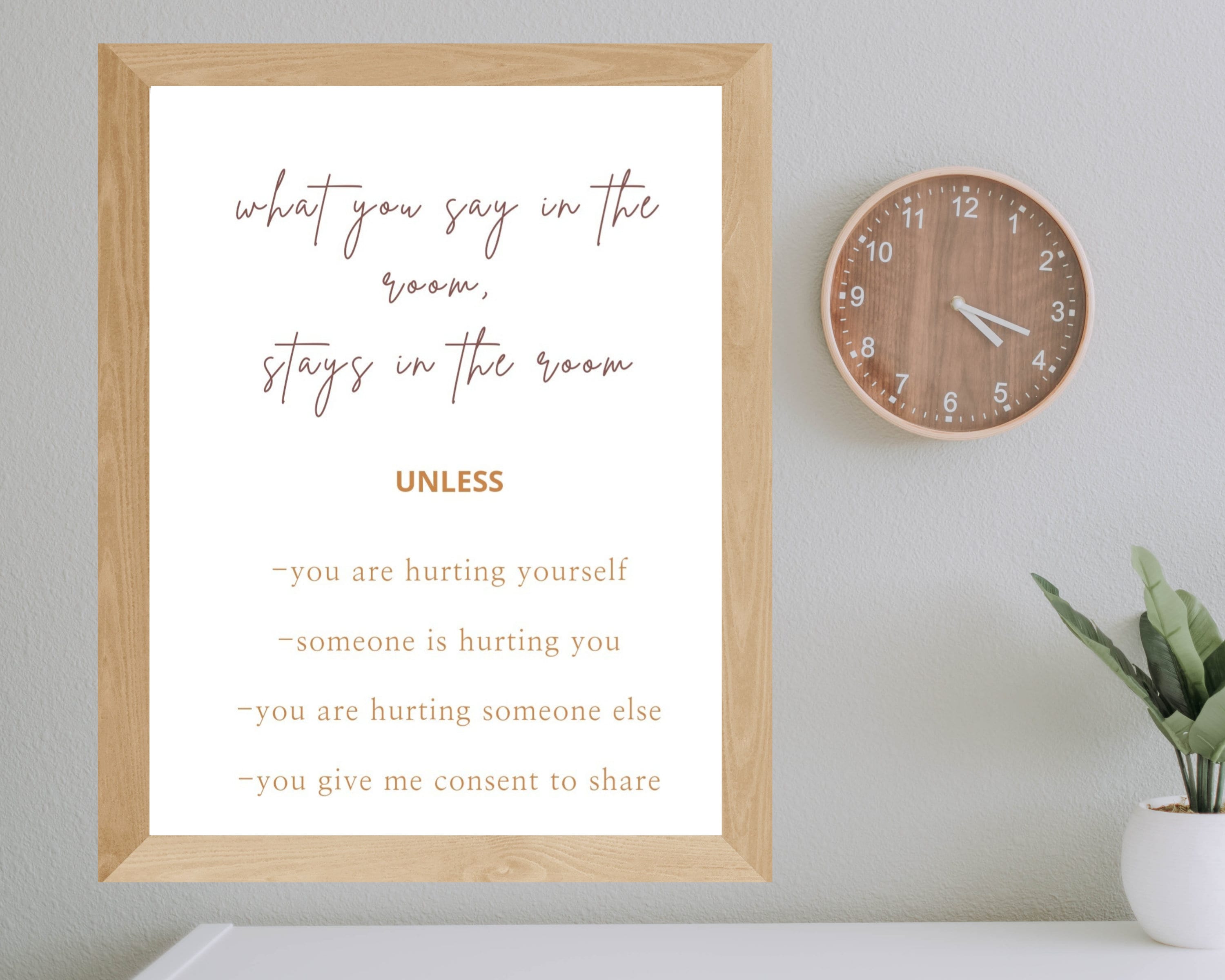 Confidentiality Poster, Counselling Contract, Therapy Poster, School ...