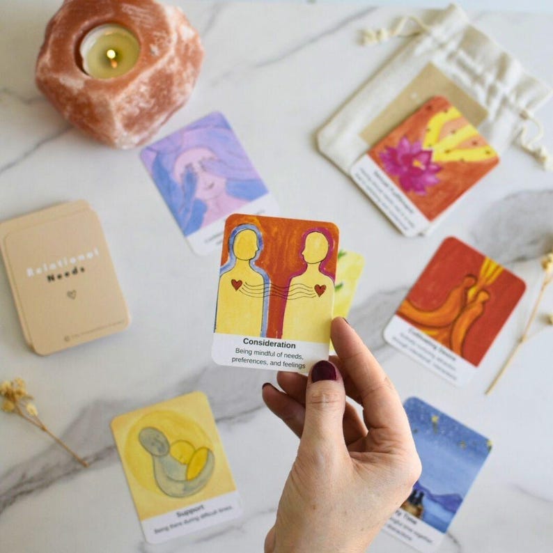 Relational Needs Card Deck, Relationship Therapy Cards, Couples Therapy ...
