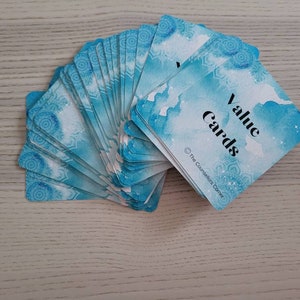 Value Cards Deck Core Values Illustration Cards Counselling - Etsy UK