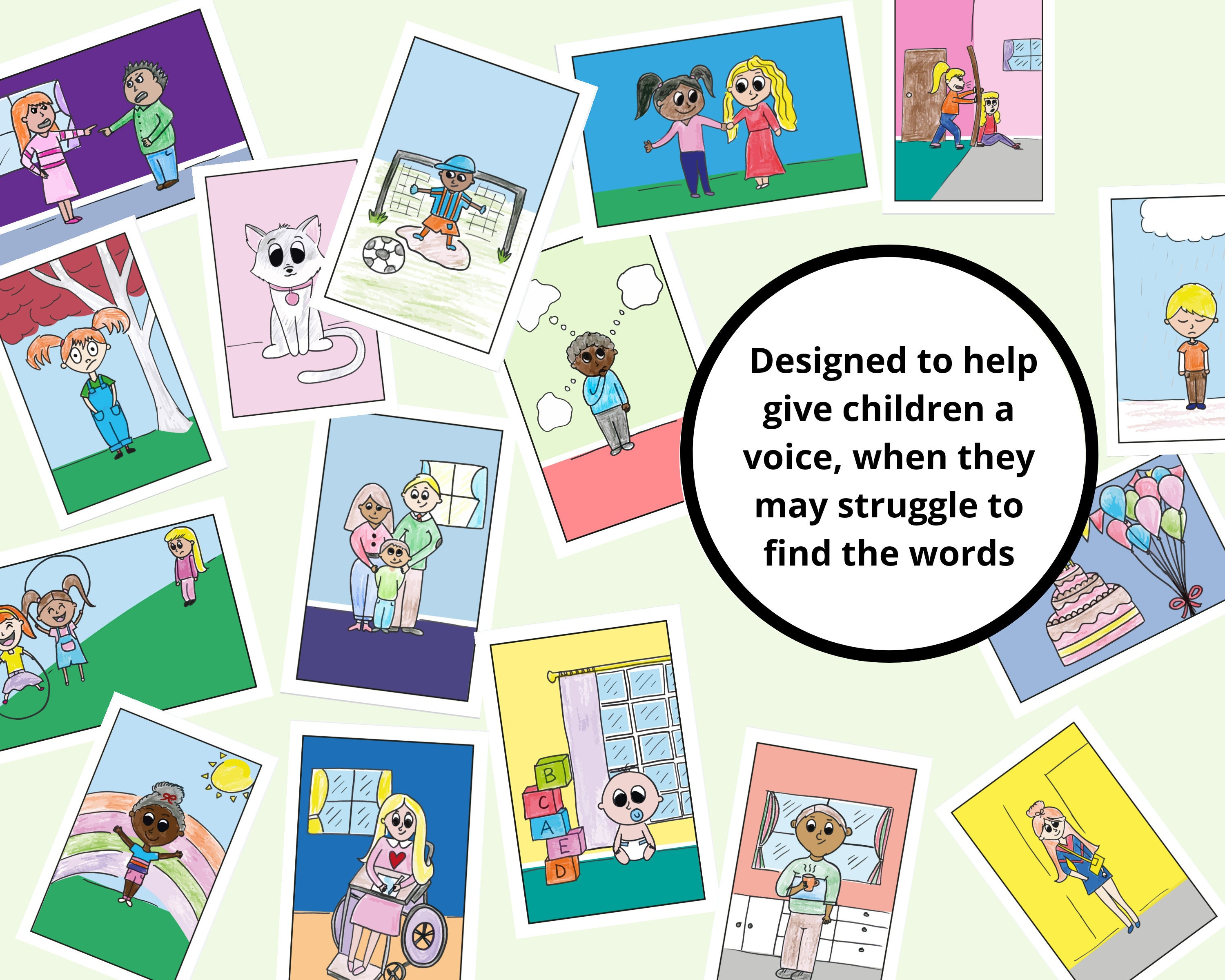 Therapeutic Story Cards Printable Counsellors Resources - Etsy